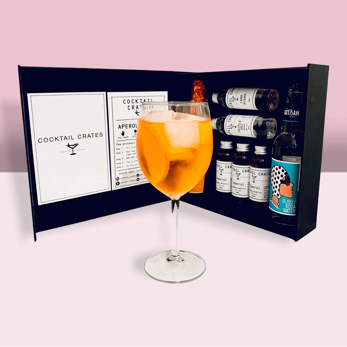 Aperol Spritz Cocktail Gift Set | Prosecco Gift Set | Cocktail Crates
