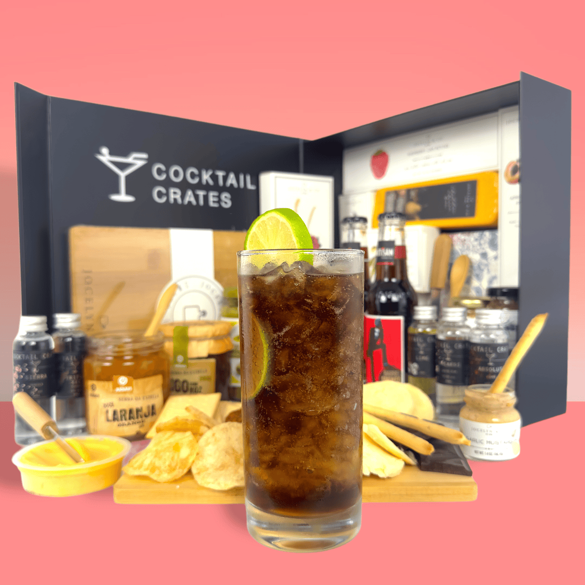 Long Island Iced Tea Cocktail and Charcuterie Gift Box | Cocktail Crates