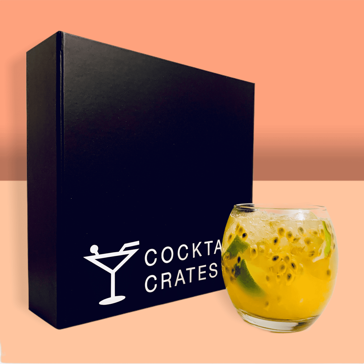 Passion Fruit Mojito Cocktail Gift Box | Rum Gift Set | Cocktail Crates