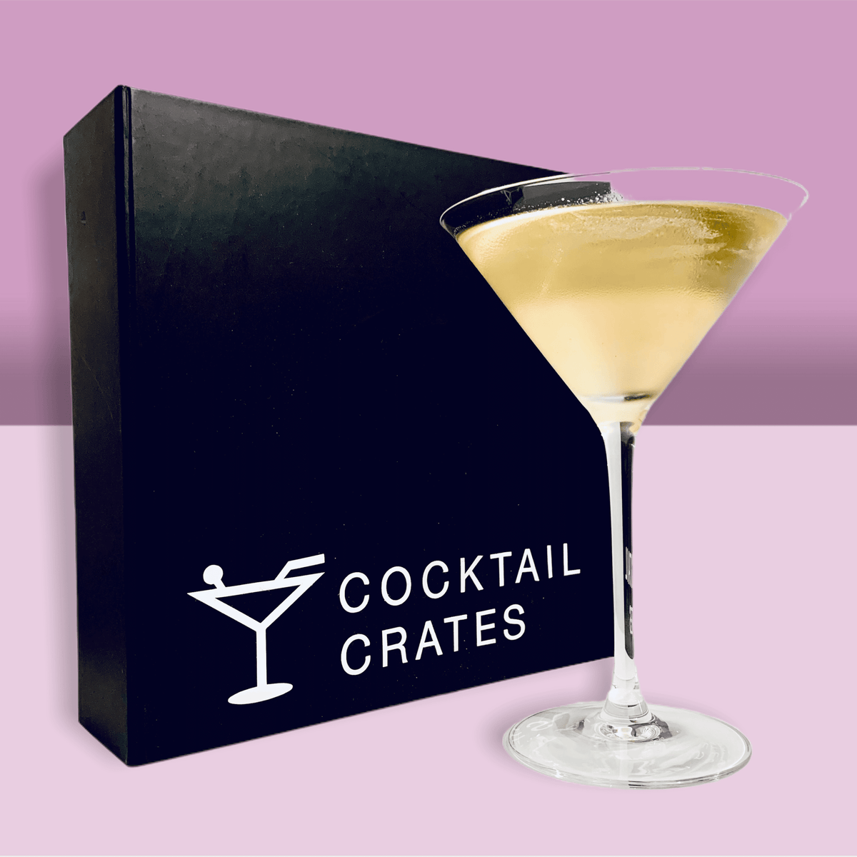 Apple Martini Cocktail Gift Box | Vodka Gift Set | Cocktail Crates
