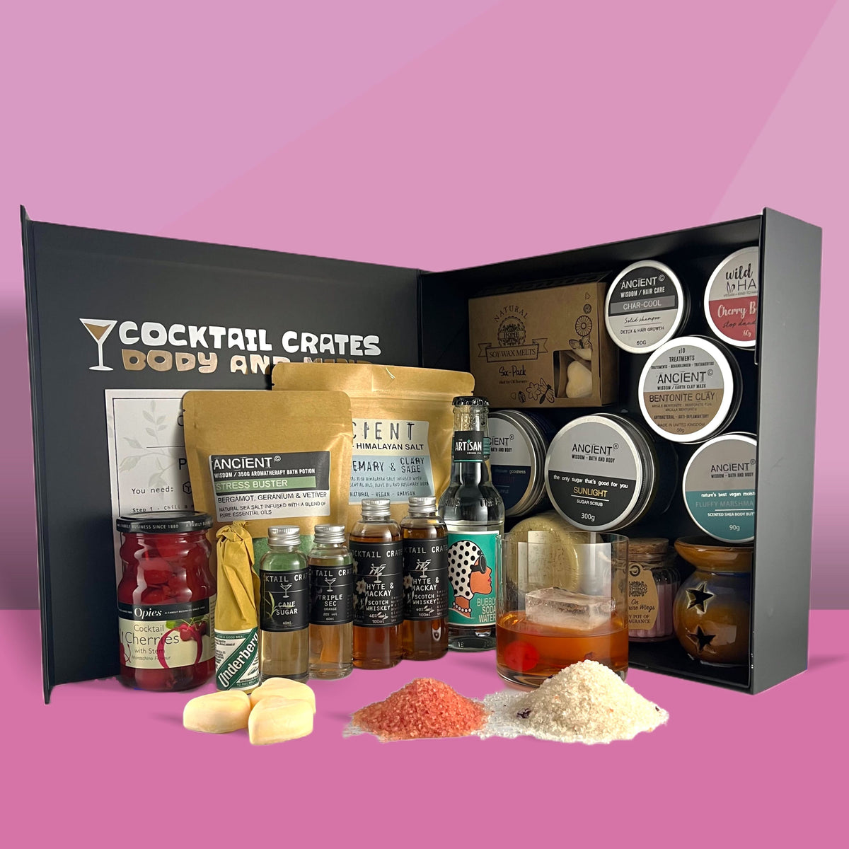 Old Fashioned Pamper Cocktail Box | Cocktail Crates