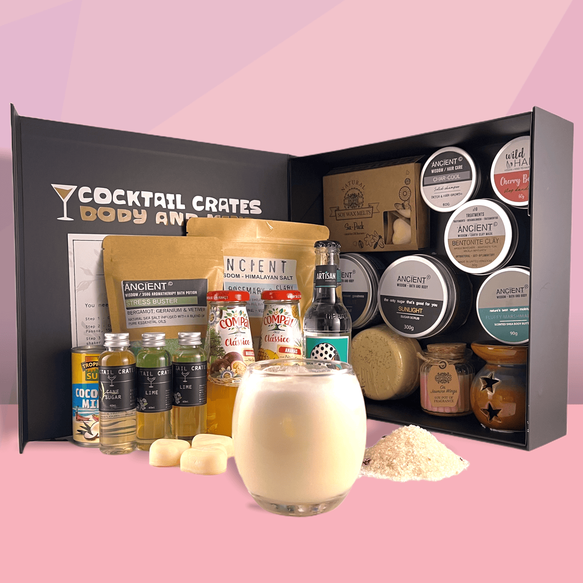 Mocktail Pamper Cocktail Box | Cocktail Crates