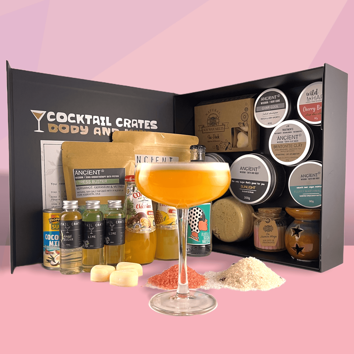 Mocktail Pamper Cocktail Box | Cocktail Crates